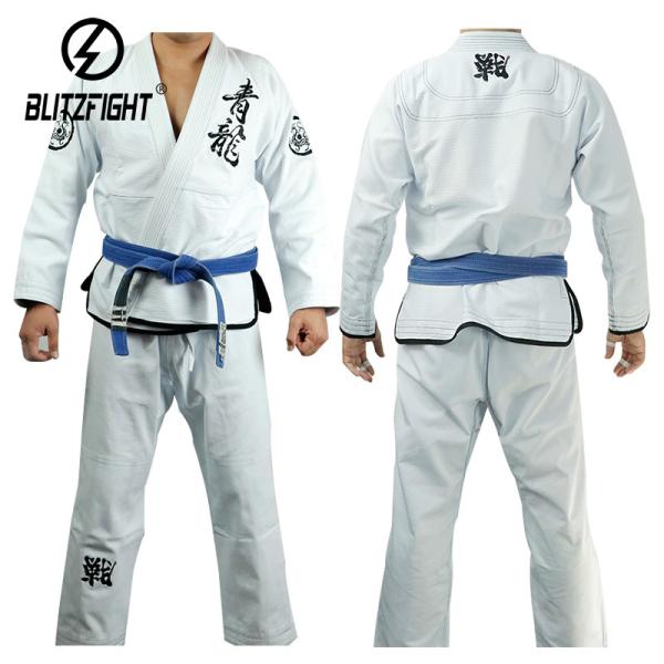 Quality A2 Jiu Jitsu Kimono White 420Gsm Pearl Weave Jiu Jitsu Apparel for sale