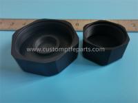 China Black ABS Plastic Hex Nut Caps Low Temperature Resistance for sale