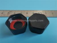 China Black ABS Plastic Hex Nut Caps Low Temperature Resistance for sale