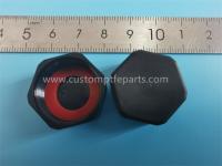 China Black ABS Plastic Hex Nut Caps Low Temperature Resistance for sale