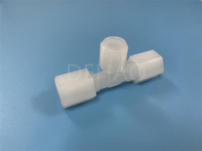 China Porca hidráulica da luva do cartão do cotovelo PFA da válvula de bola do T da união de PTFE à venda
