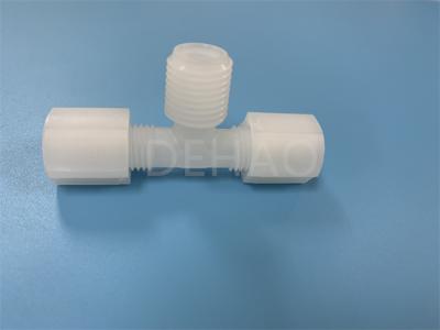 China Porca hidráulica da luva do cartão do cotovelo PFA da válvula de bola do T da união de PTFE à venda