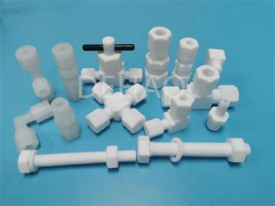 China Porca hidráulica da luva do cartão do cotovelo PFA da válvula de bola do T da união de PTFE à venda