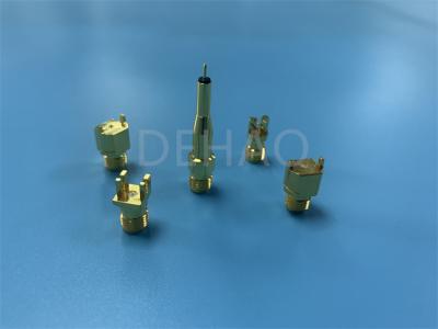 Cina L'oro del connettore coassiale di SMA 2,92 rf ha placcato l'isolante su ordinazione delle parti PTFE di PTFE in vendita