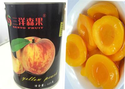 China Preservative - Free Organic Tropical Canned Liced Peaches Fruit With Sugar for sale
