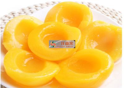 China tinned yellow peach halves canned fruit in syrup CANNED YELLOW PEACHES for sale