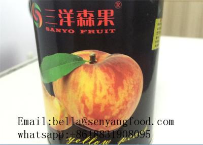 China 820g Canned Yellow Peaches in Syrup in Halves/Dice/Slice from manufacture for sale