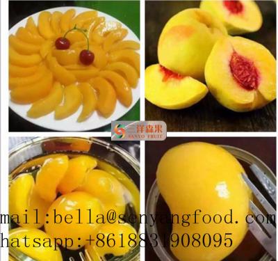 China Wholesale Organic Canned Fruit Sliced Yellow Peach for sale