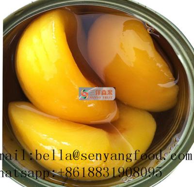 China China Health food, Canned yellow peaches in light/heavy syrup for sale