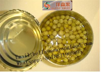 China canned vegetable manufacturer canned green peas for sale in China for sale