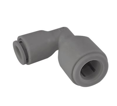 China Greyish White Super Lock Tee Water Hose Connector Elbow Hose Fitting for sale