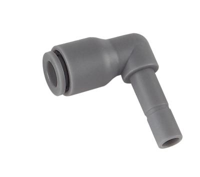 China Beverage Dispenser Elbow Water Hose Connector 90 Degree Push Lock Water Fittings for sale
