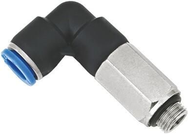 China 90 Degree Extended Elbow G Thread Fittings 10mm Push To Connect for sale