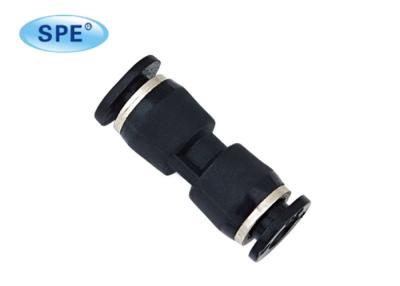 China Union Straight Miniature Pneumatic Fittings One Touch To Connect Two Tubes for sale