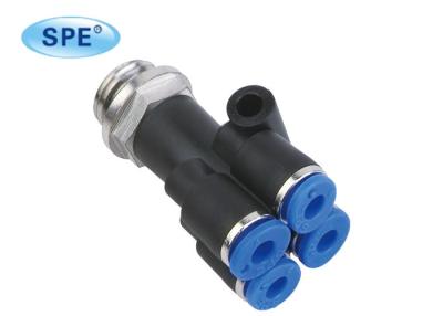 China One Touch Pneumatic Push In Fittings Union Reducer With Mounting Holes for sale