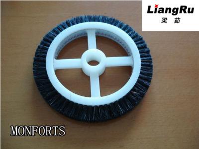 China Plastic MONFORTS Stenter Brushes Professional Bristle Hair Brush Wheel for sale