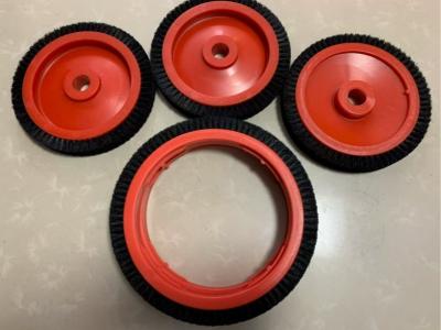 China Bristle Hair Brush Wheel Monforts Bobcock Artos Stenter Dyeing Finishing Spare Parts for sale