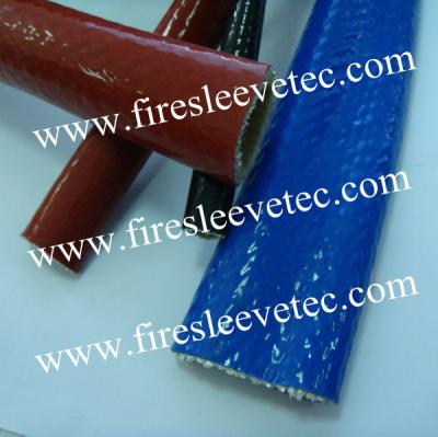 China fiberglass braided fire sleeve for sale