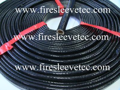 China silicone coated fiberglass thermosleeve for sale