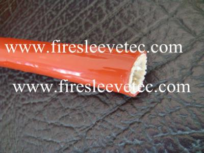 China tube protection silicone coated fiberglass sleeve for sale