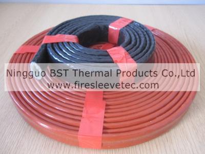 China heat resistant silicone fiberglass braided sleeve for sale