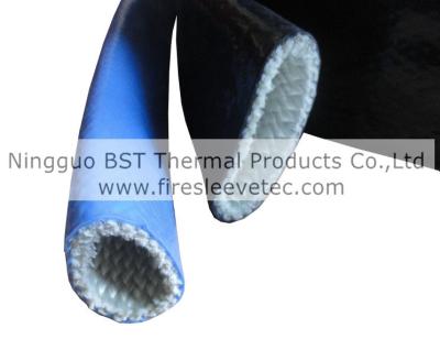China cable protection silicone rubber fiberglass sleeve for sale