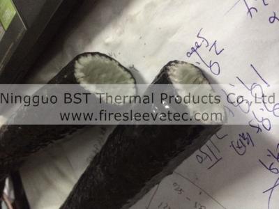 China silicone coated fiberglass braided heat shield sleeve for sale