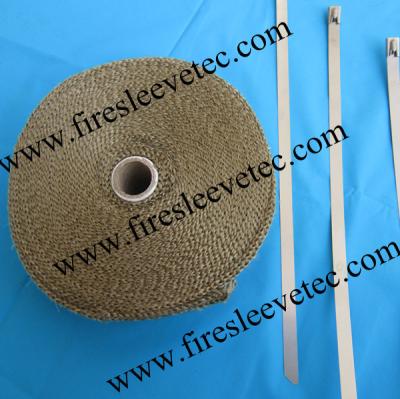 China lava rock fiber Exhaust Wrap for sale