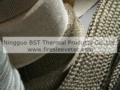 China silica High temperature protection sleeving for sale