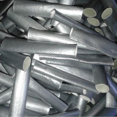China Heat Reflective Silicone coated Fiberglass Sleeve for sale