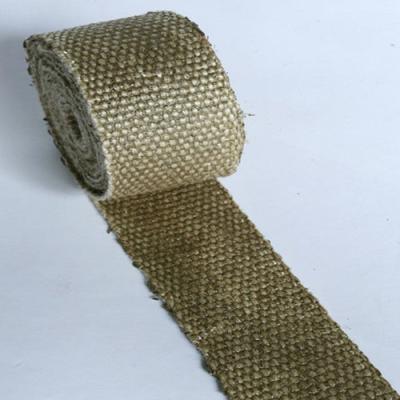 China Vermiculite Coated Fiberglass Tape for sale