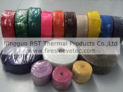 China pink fiberglass exhaust wrap for sale