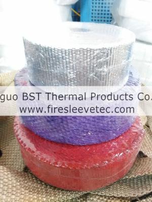 China purple fiberglass exhaust wrap for sale