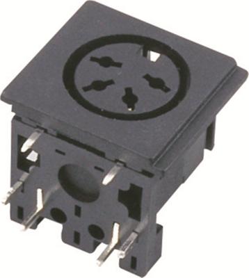 China Mini Din Connector 8pin female Socket S terminal for sale