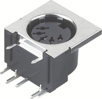 China Mini Din Connector 8pin female Socket S terminal for sale