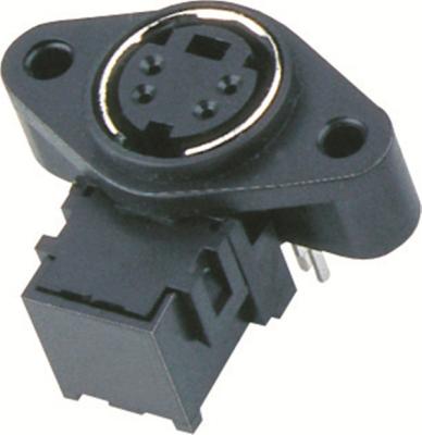 China Mini Din Connector 8pin female Socket S terminal for sale