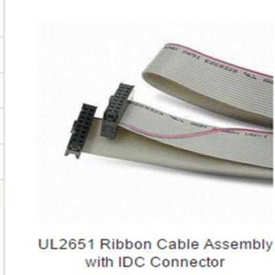 China UL 2651 Ribbon cable assembly with IDC Connector for sale