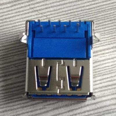 China USB 3.0 AF 90 dip female connector for sale