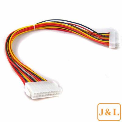 China 20 pin male to 20 pin female ATX Power Supply Extension 12 inch for sale