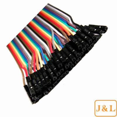 China 2x 40 Conductor (80pcs) Male to Female Jumper Wire 20CM; 40P Wires Ribbon Cable for sale