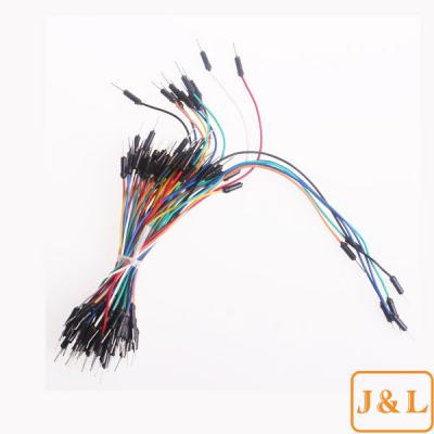 China Wosang Solderless Flexible Breadboard Jumper Wires M M 100pcs for sale