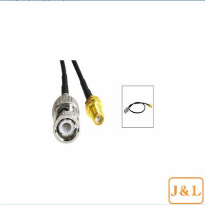 China 12.8inch RF Pigtail Cable SMA Female to BNC Male Adapter Connector for sale