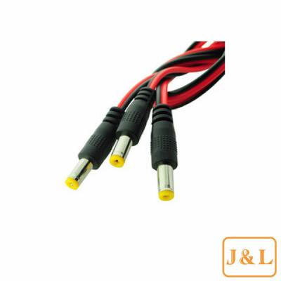China 2.1 x 5.5mm CCTV Camera DC Power Plug Male Cable for sale