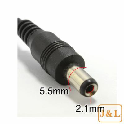 China 2.1mm  x 5.5mm DC Power Lead Splitter 1 PSU to 4 Devices Cable for sale