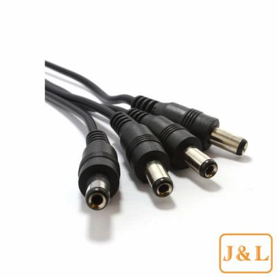 China 2.1mm x 5.5mm DC Power Lead Splitter 1 PSU to 4 Devices Cable for sale