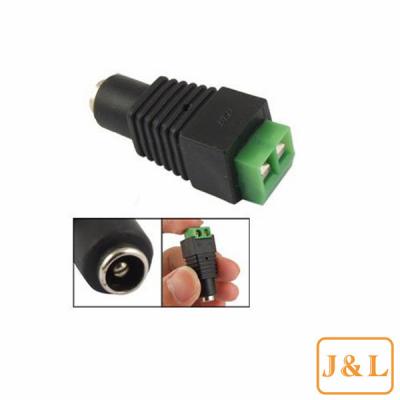 China 5.5mm x 2.1mm DC Power Cable Female Connector Plug for sale