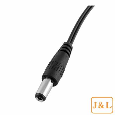 China 2.1 x 5.5mm CCTV Camera DC Power Male Connection Cable for sale