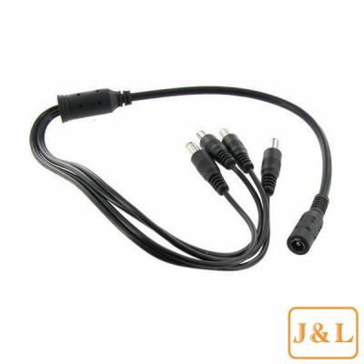 China 1 Female to 4 male DC Power Supply Splitter Cable SV124PC for sale
