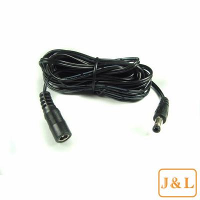 China 2.1mm x 5.5mm DC Plug Extension Cable for Power  Adapter for sale