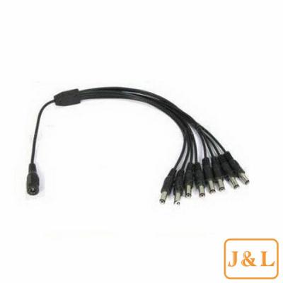 China 2.1mm x 5.5mm DC Power Lead Splitter 1 PSU to  4 Devices Cable for sale